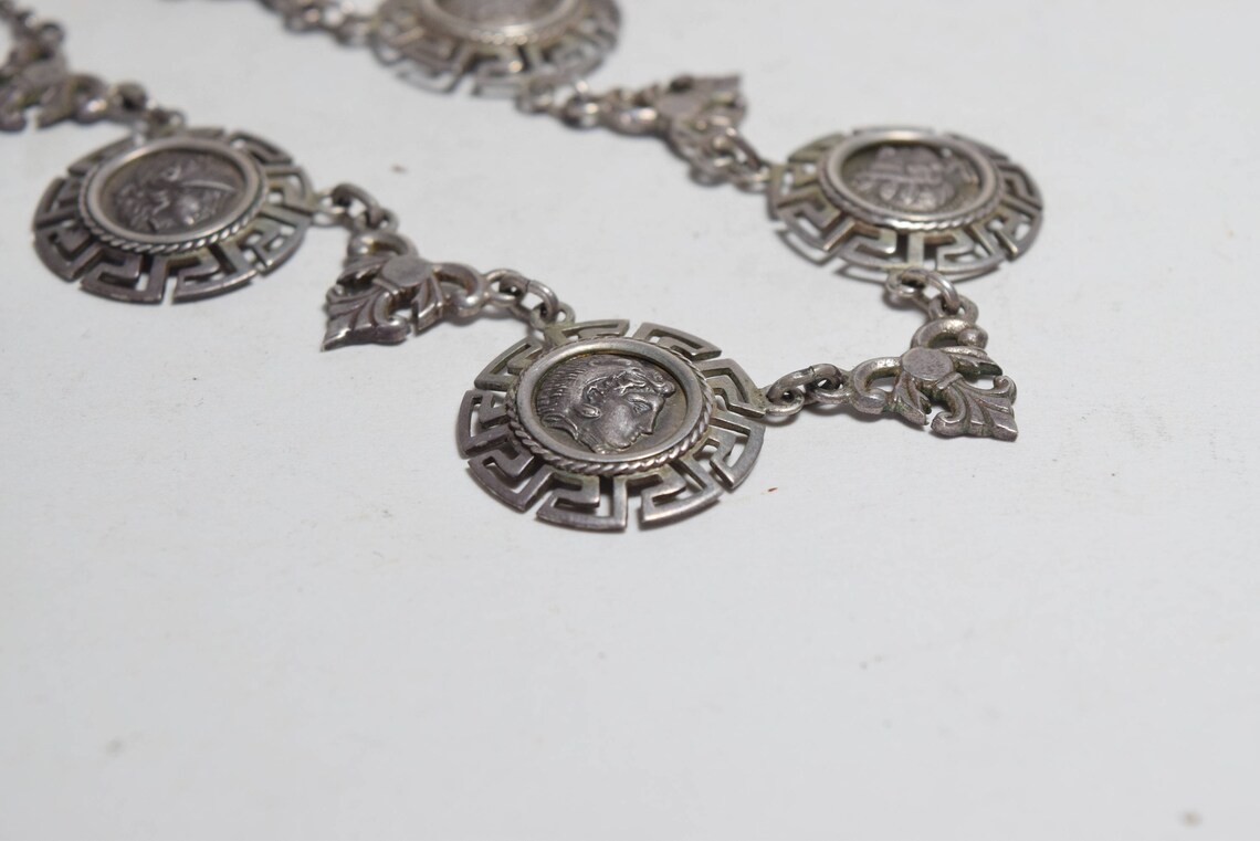 Ancient Greece Greek Mythology Greek Necklace Coin Jewelry - Etsy