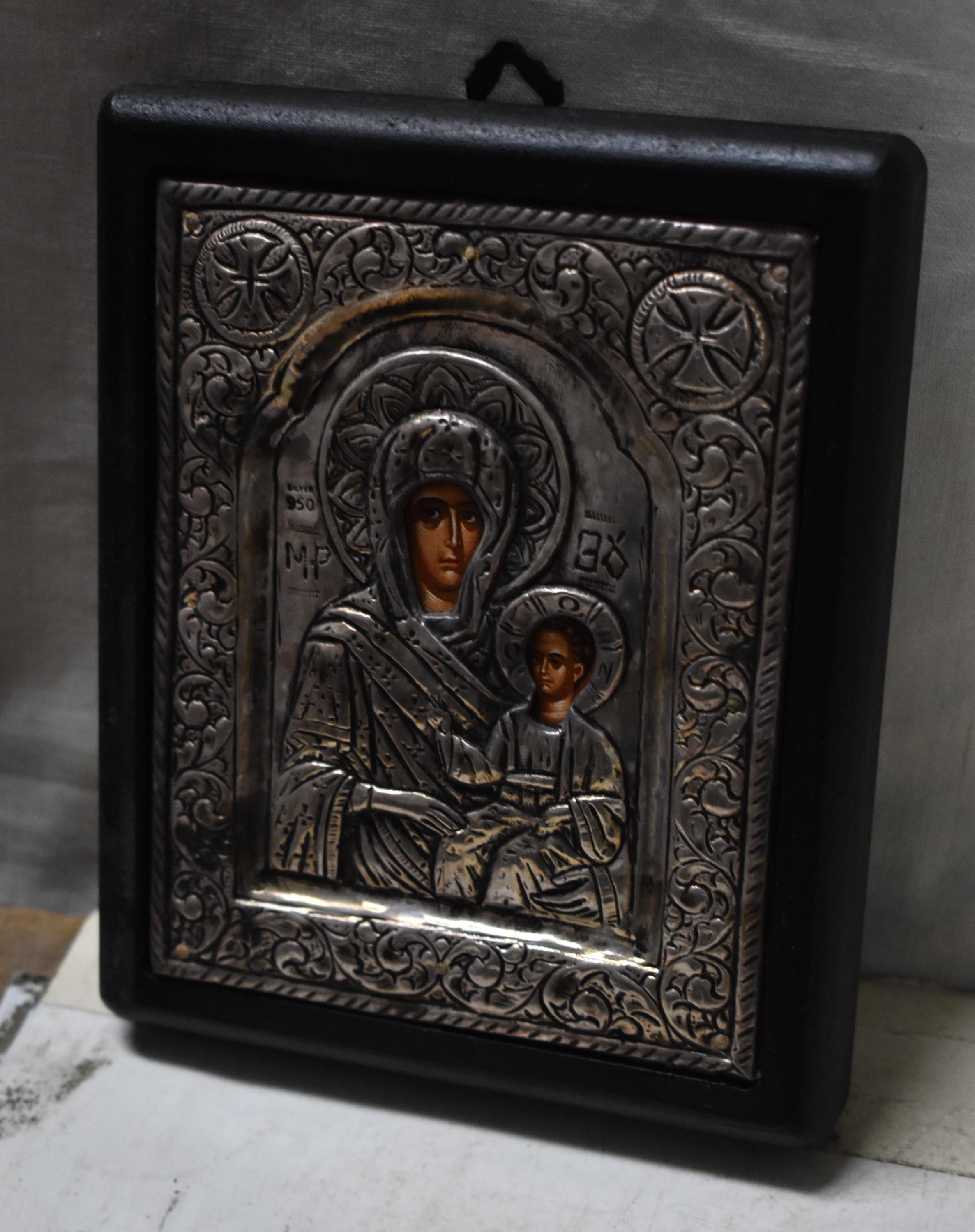 Vintage Collectible Christian Orthodox Religious Icon-silver 950 Icon ...