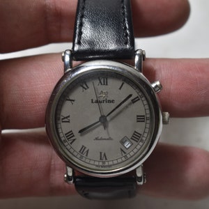 Vintage Collectible Laurine Automatic Watch-prg B0507GD Stainless Steel ...