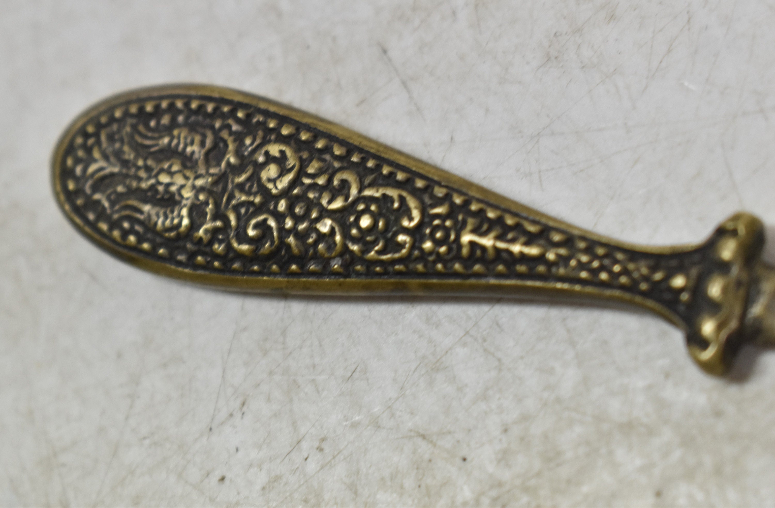 Vintage Collectible Bronze Paper Cutter-bronze Paper Cutter - Etsy