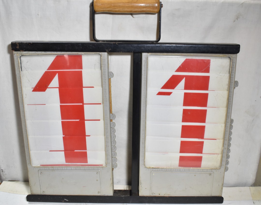Vintage Collectible Soccer Sign for Substitutions 60s 70s - Etsy