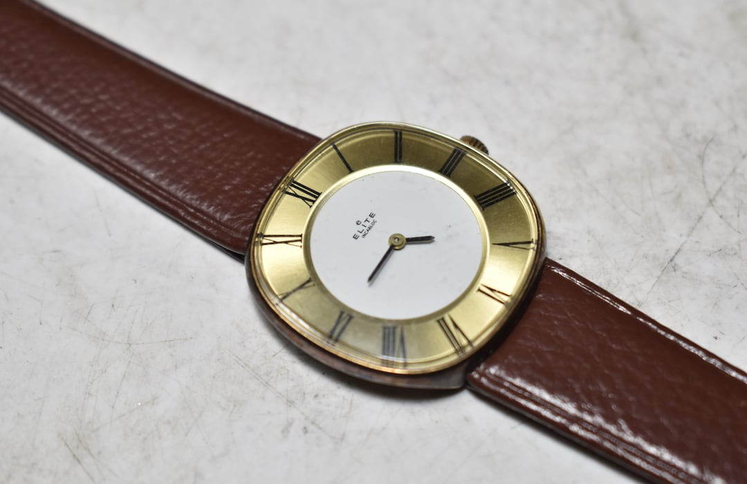 Vintage Collectible Elite Incabloc Watch-wristwatch Jewel Accessory Elite Watch - Etsy