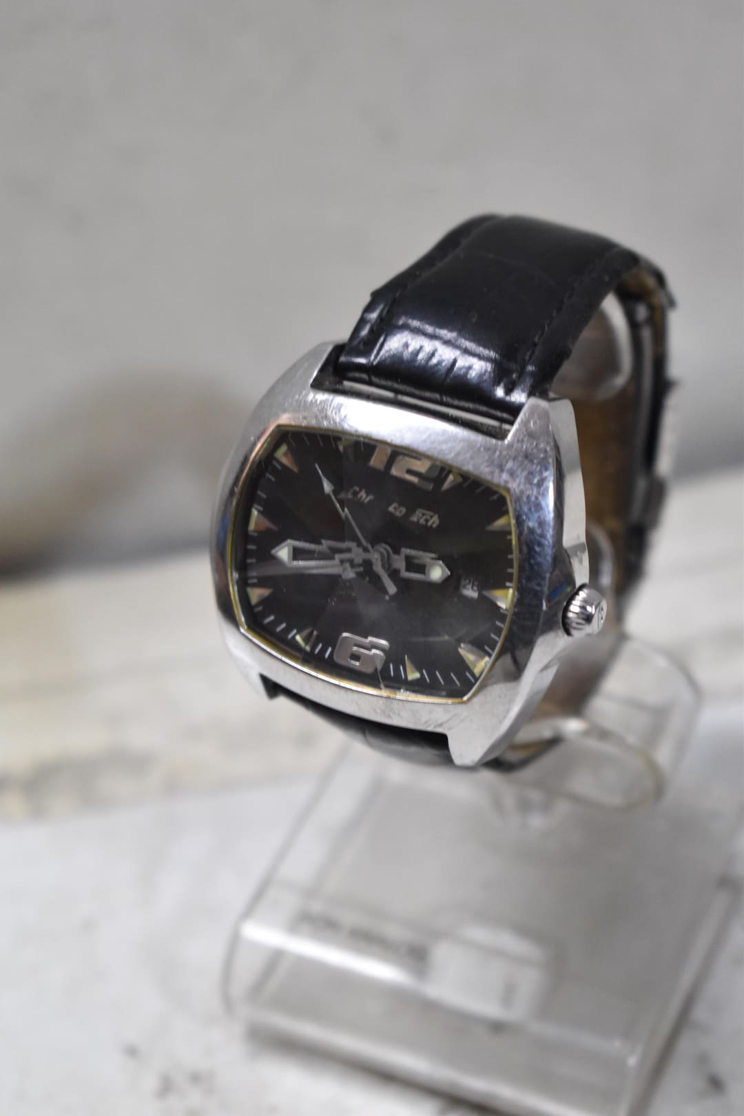 Chronotech Men’s Watch Black Dial Quartz Japan Movement, Date Display ...