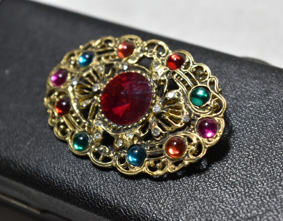 Vintage Collectible Ladies Jewel Brooch Pin-Jewelery … - Gem