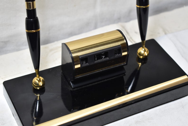 Collectible Desk Decor Calendar W/base for 2 Pens-table Desk - Etsy