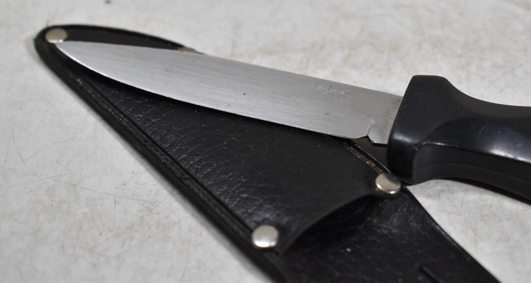 Vintage Germany Solingen ELS Rostfrei Knife W/black Case&handle - Etsy