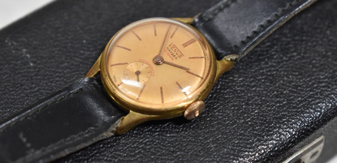 Vintage Women/ladies Venus Watch-navzer 19 Rubis Antimagnetic Swiss ...