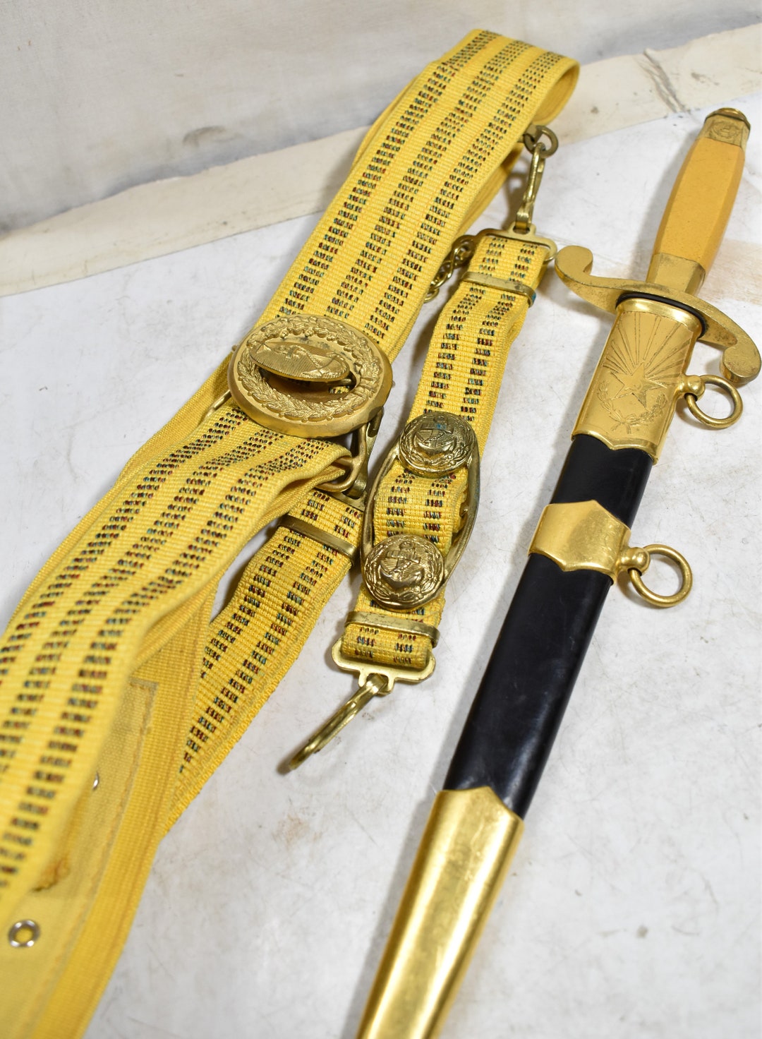 Vintage Soviet Officer Dagger W/belt-no26981 3nk 1954 Soviet Dagger - Etsy