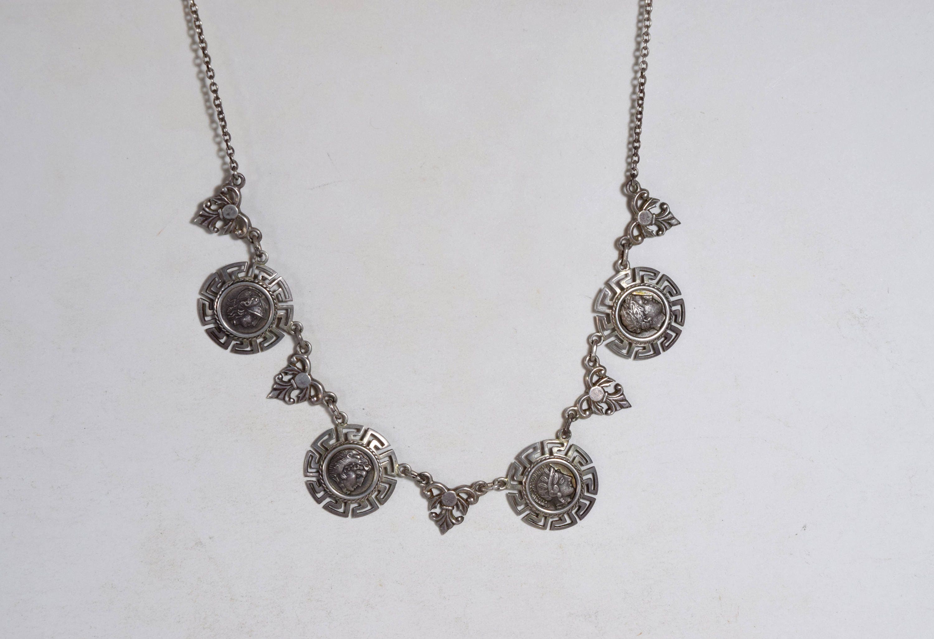 Ancient Greece Greek Mythology Greek Necklace Coin Jewelry - Etsy