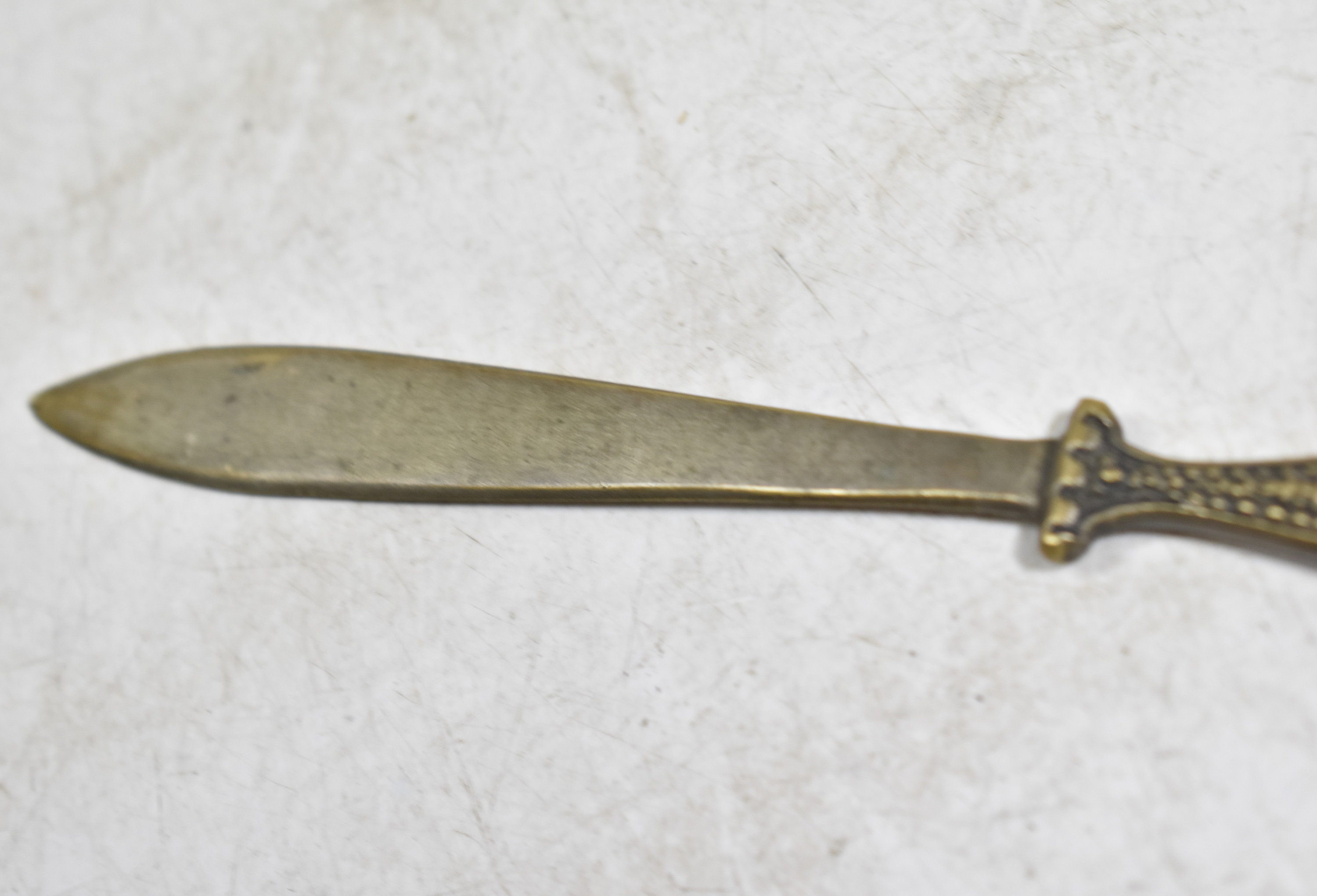 Vintage Collectible Bronze Paper Cutter-bronze Paper Cutter - Etsy