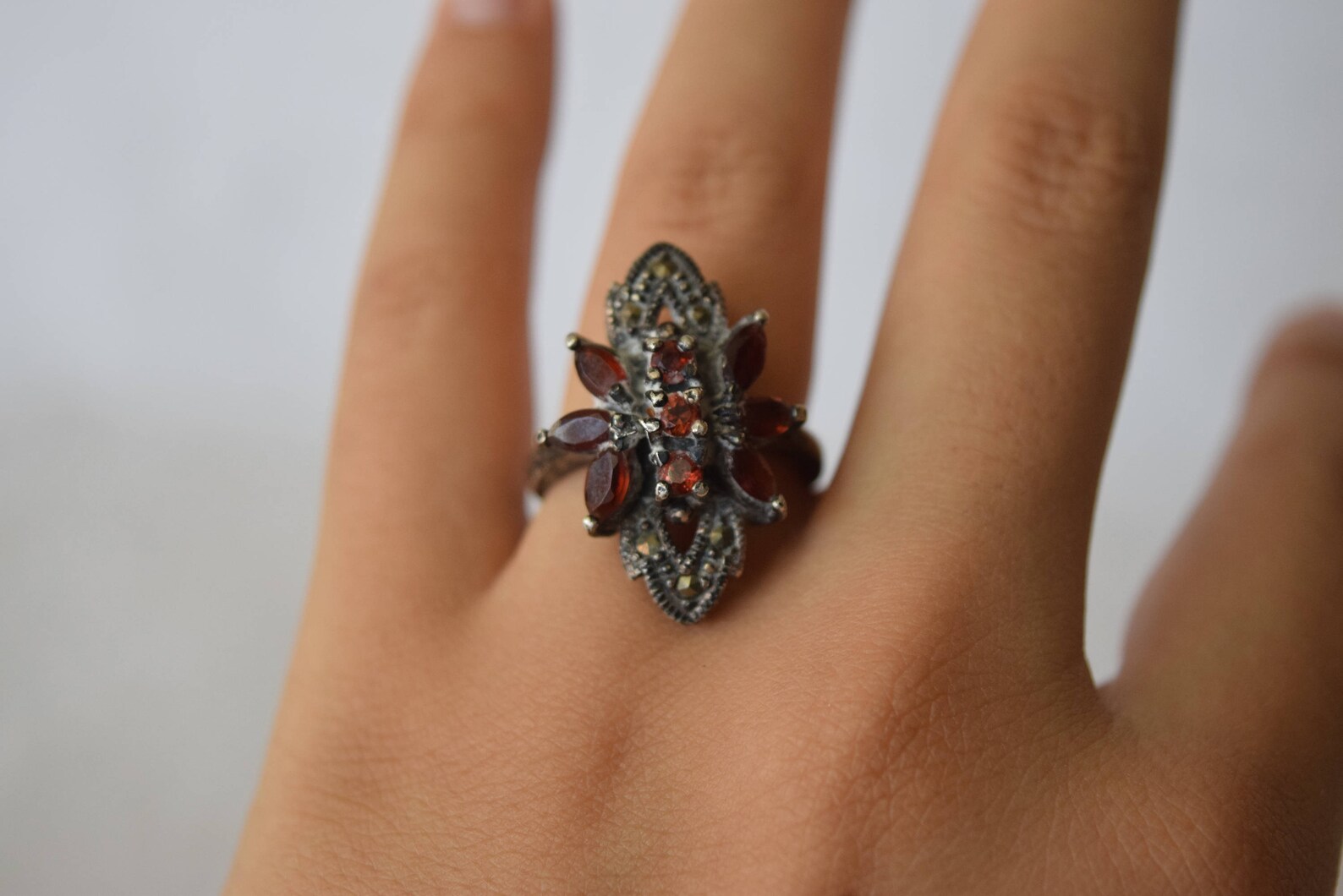 70s Sterling Silver Ring Mid Century Ring Modernist Ring - Etsy