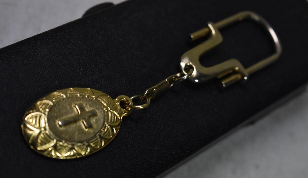 Vintage Collectible Christian Orthodox Religious Key Chain-bronze Key ...