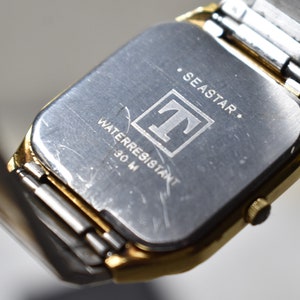 Vintage Collectible Tissot Seastar Quartz Watch-swiss Wristwatch 30M ...