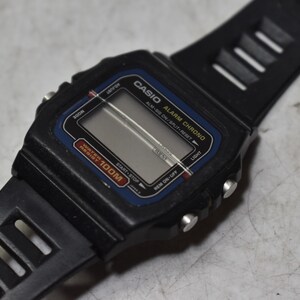 Vintage Casio Watch Alarm Chrono Water Resist 100M W-721 Japan T-casio ...