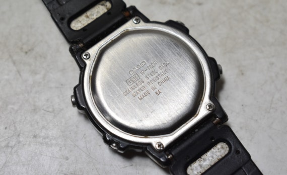 Vintage Casio Alarm Chronograph Watch Water Resist 10… - Gem