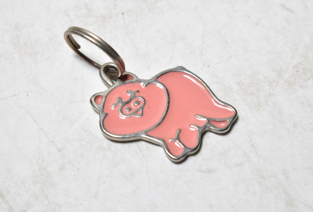Vintage Collectible Made in Italy Key Chain-key Chain Shape of Pig ...