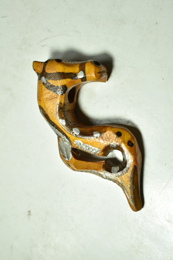 Vintage madera coleccionable crook-shape of Horse-Handmade - Etsy México