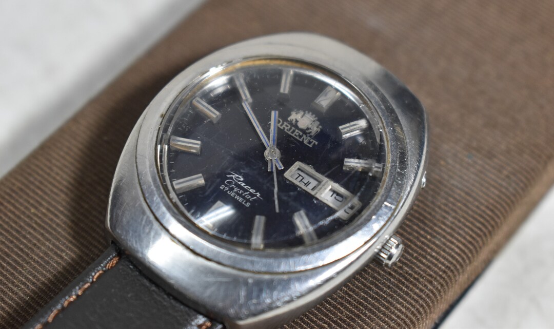 Vintage coleccionable Orient Racer Crystal 27 joyas reloj-429 13372 ...