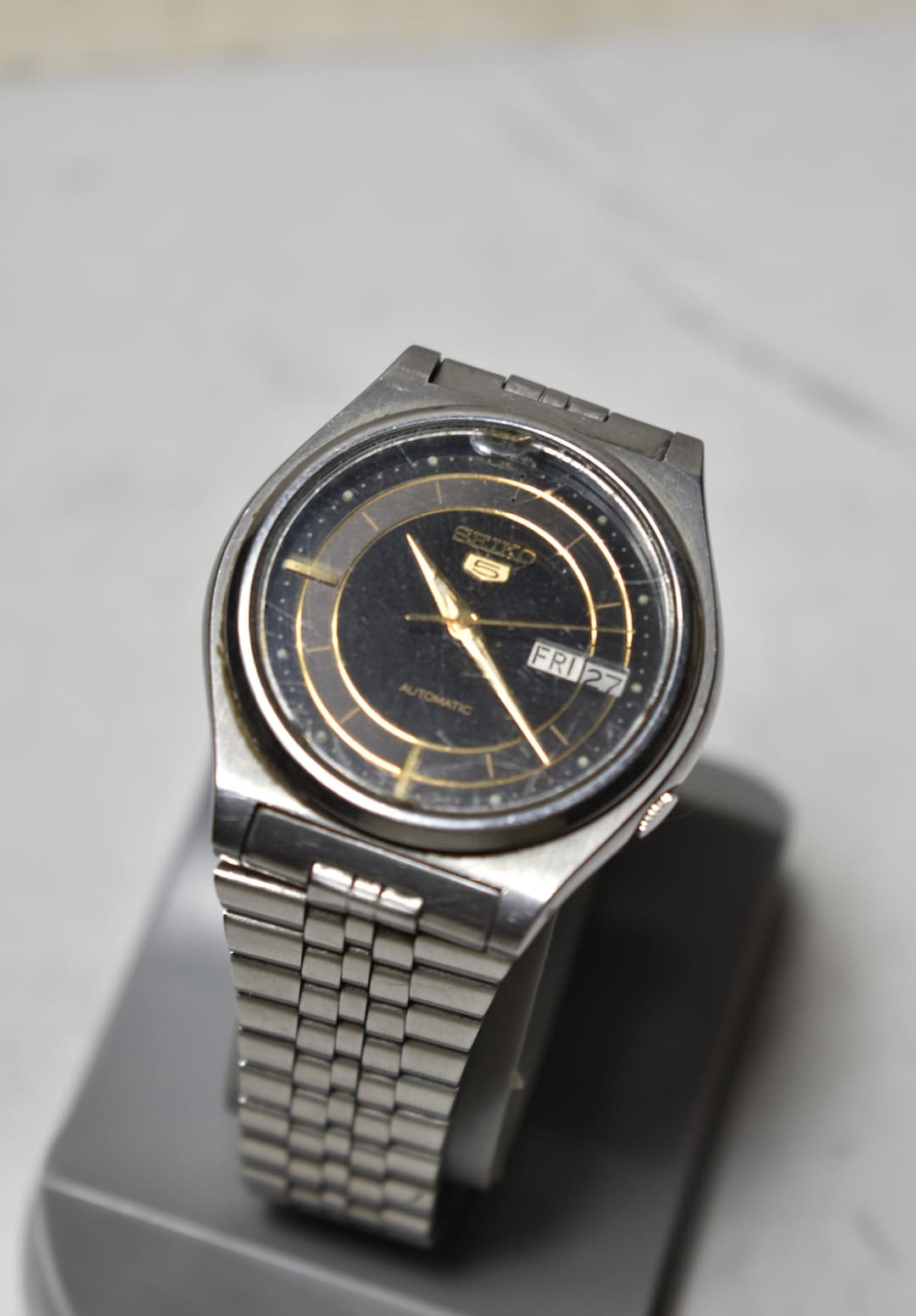 Vintage Seiko 5 Automatic Watch Japan-7009-3170 Wristwatch Stainless ...