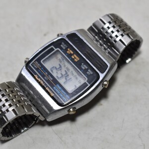 Vintage Eltron Alarm Snooze Watch Stainless Steel Quartz working - Etsy