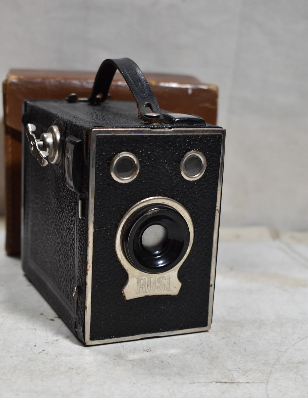Vintage Collectible Beautiful Design Frontbox Camera Rusi-camera Box W ...