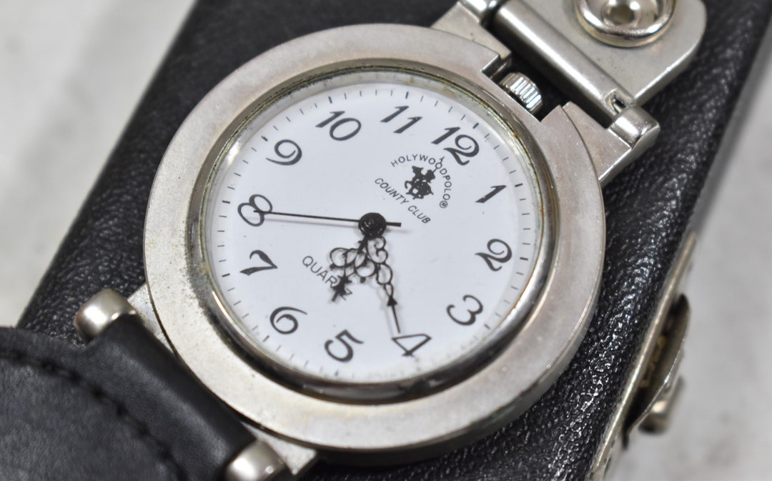Vintage Collectible Hollywood Polo Country Club Quartz Pocket Watch ...