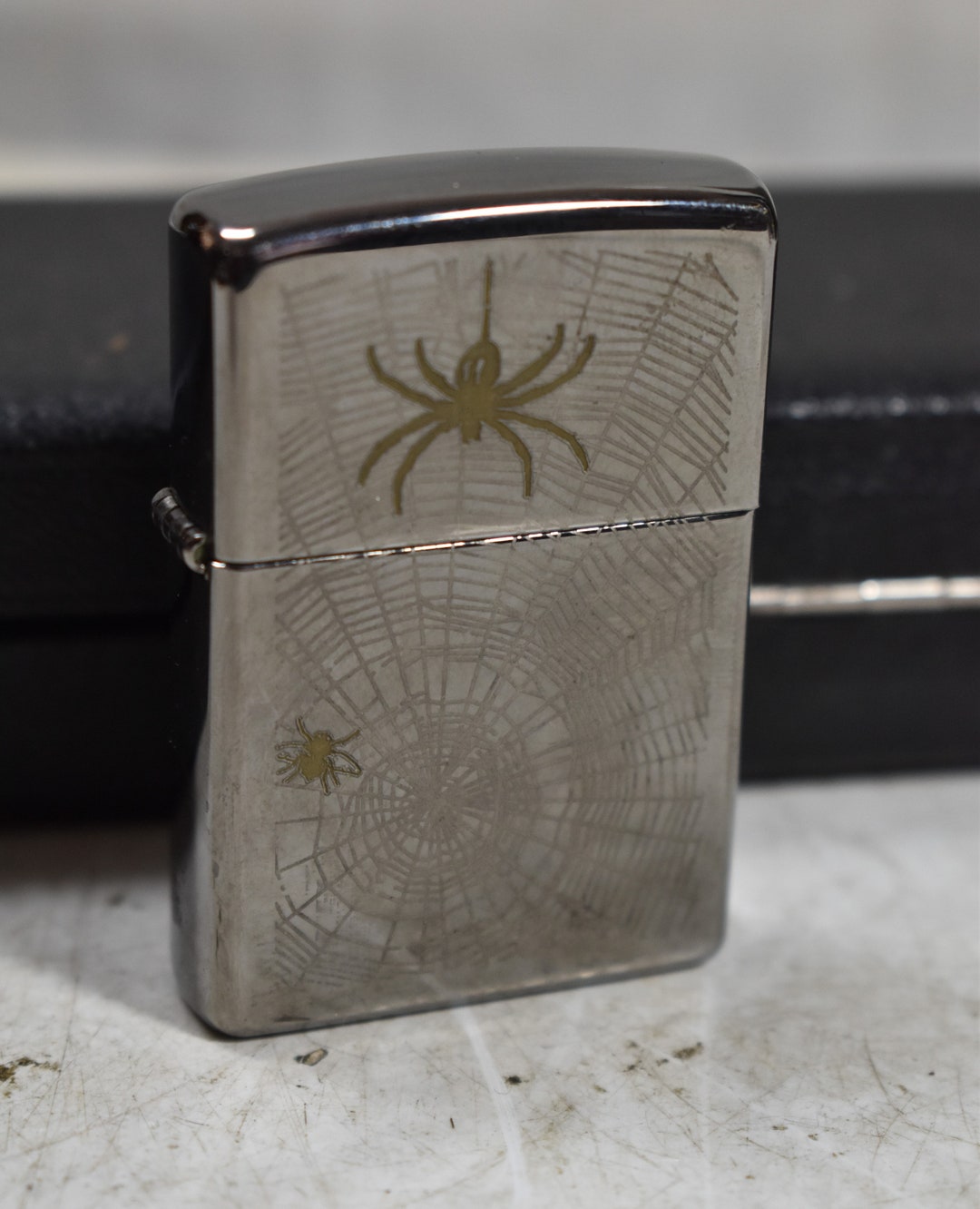 Vintage Collectible Beautiful Design Spider Zippo Lighter 05 Made in ...