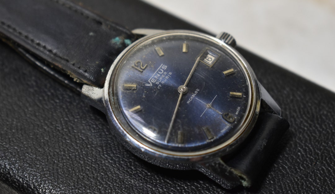 Vintage Venus Super 17 Rubis Incabloc Swiss Made Watch-936410 Wristwatch Jewel - Etsy