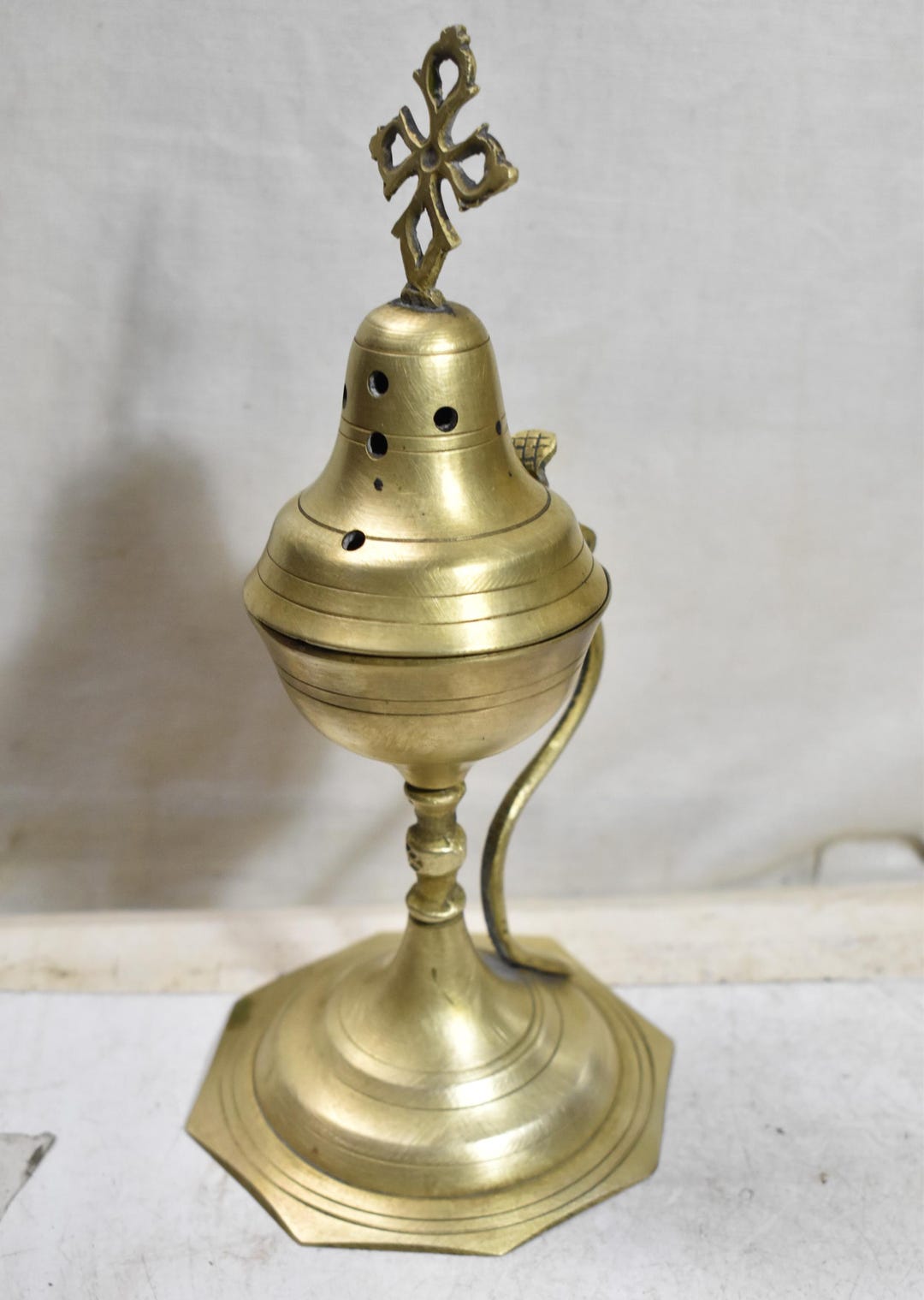 Vintage Collectible Christian Orthodox Religious Censer-bronze Censer ...