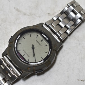 Vintage Casio Twincept Watch WR50M ABX-20 Water Resistant Collectible ...