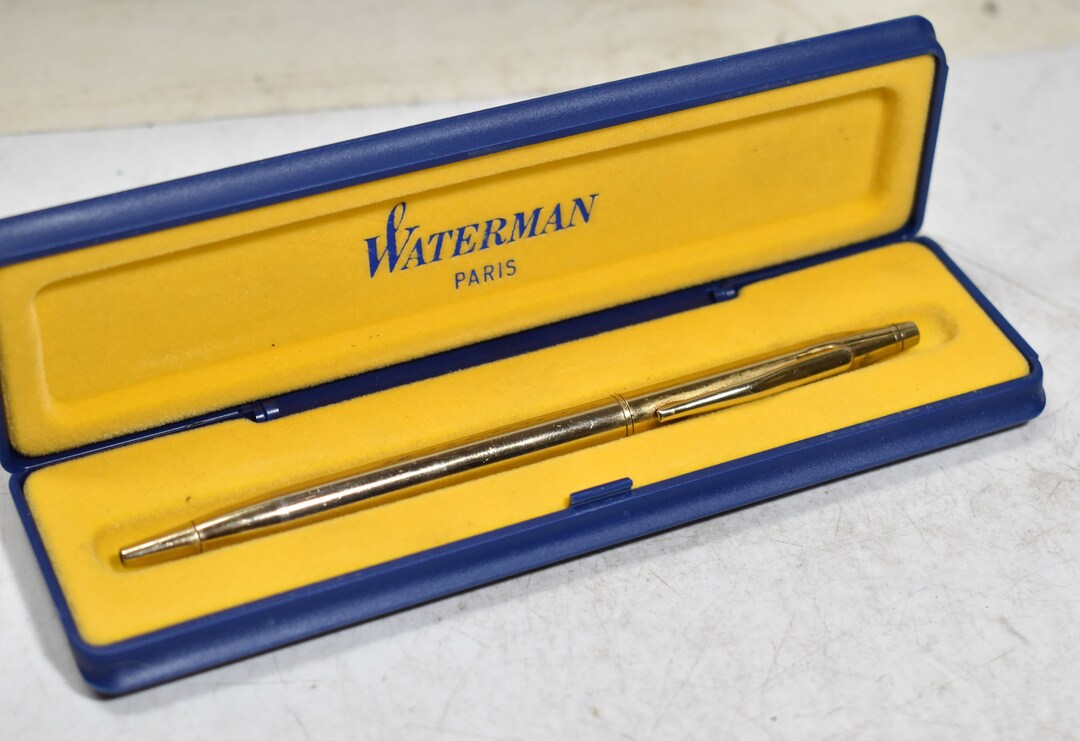 Vintage Collectible Ballpoint Pen Waterman Paris-pen W/case Made in ...