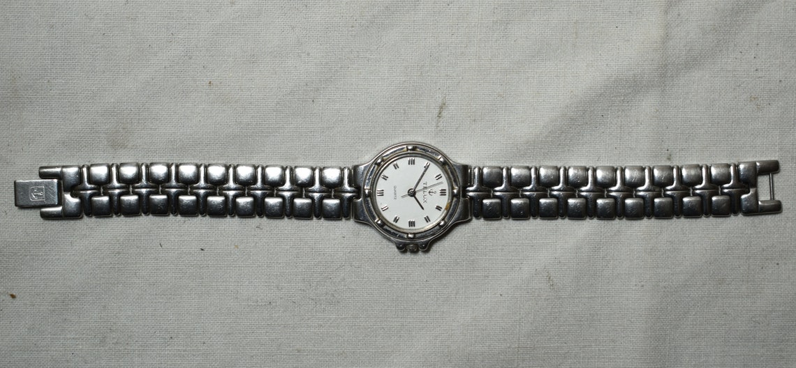 Vintage Telux Quartz Women's Watch TU 002 Stainless Steel - Etsy