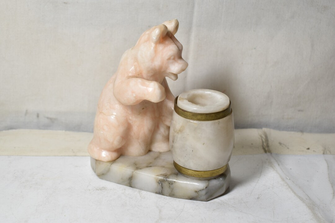 Vintage Table Desk Decor Russian - Pen Holder Collectible Decor-from ...