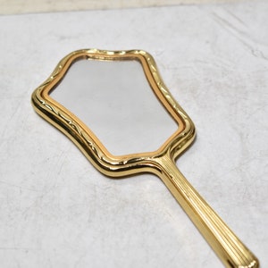 Vintage Collectible Bronze Mini Mirror Accessory-mirror for Women ...