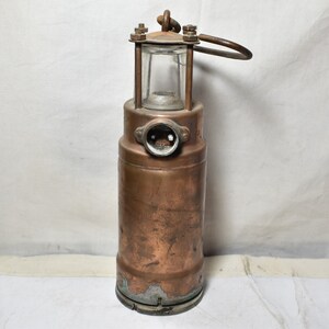 Antique OLDHAM LANTERN Automatic Type Admiralty Navy Nautical Miners ...