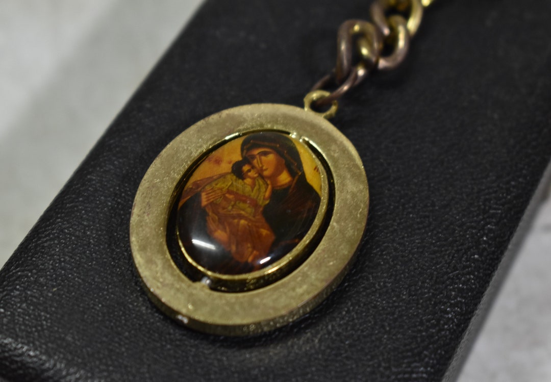 Vintage Collectible Christian Orthodox Religious Key Chain W/design ...