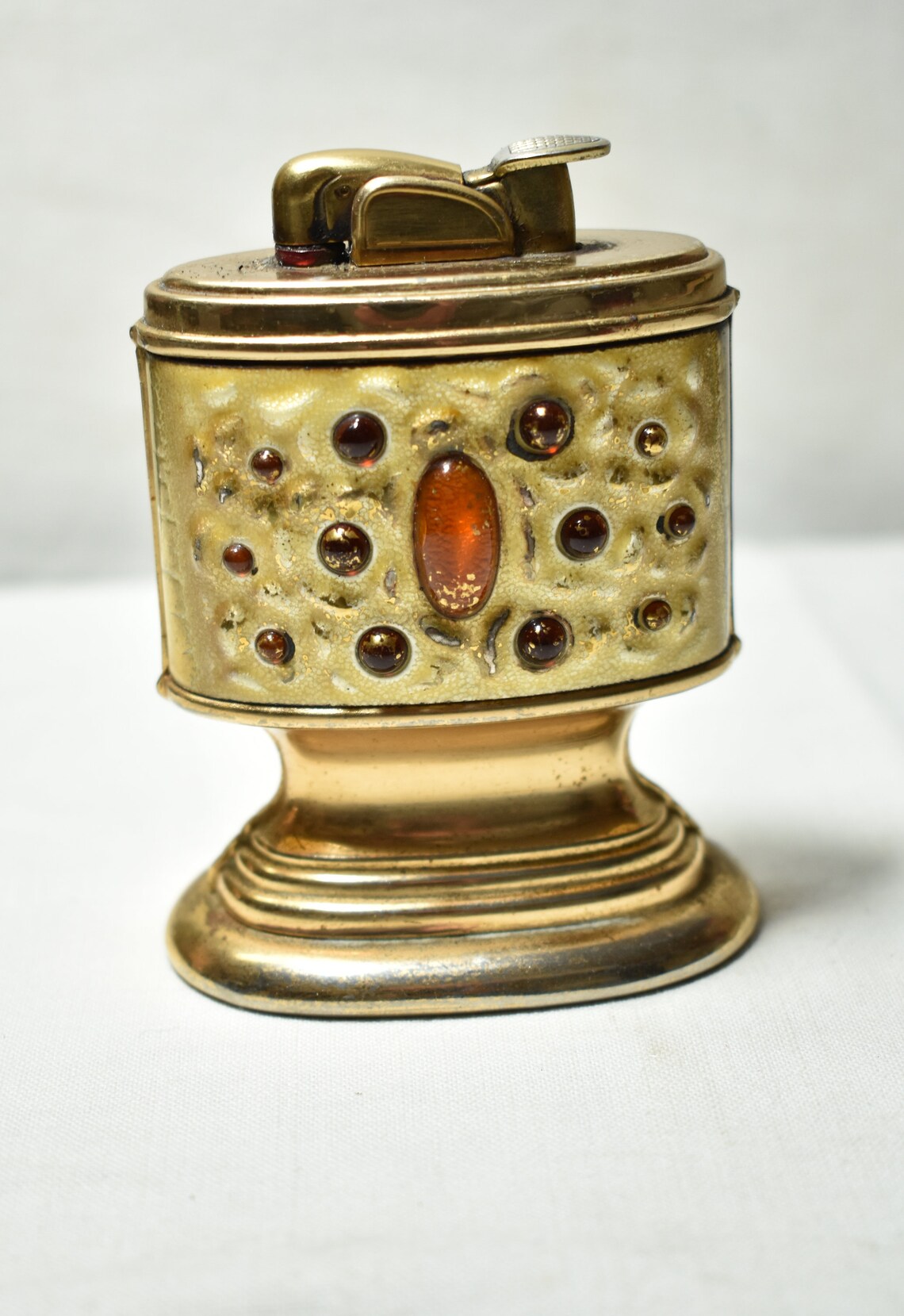 Vintage Collectible Table Desk Lighter W/design - Etsy