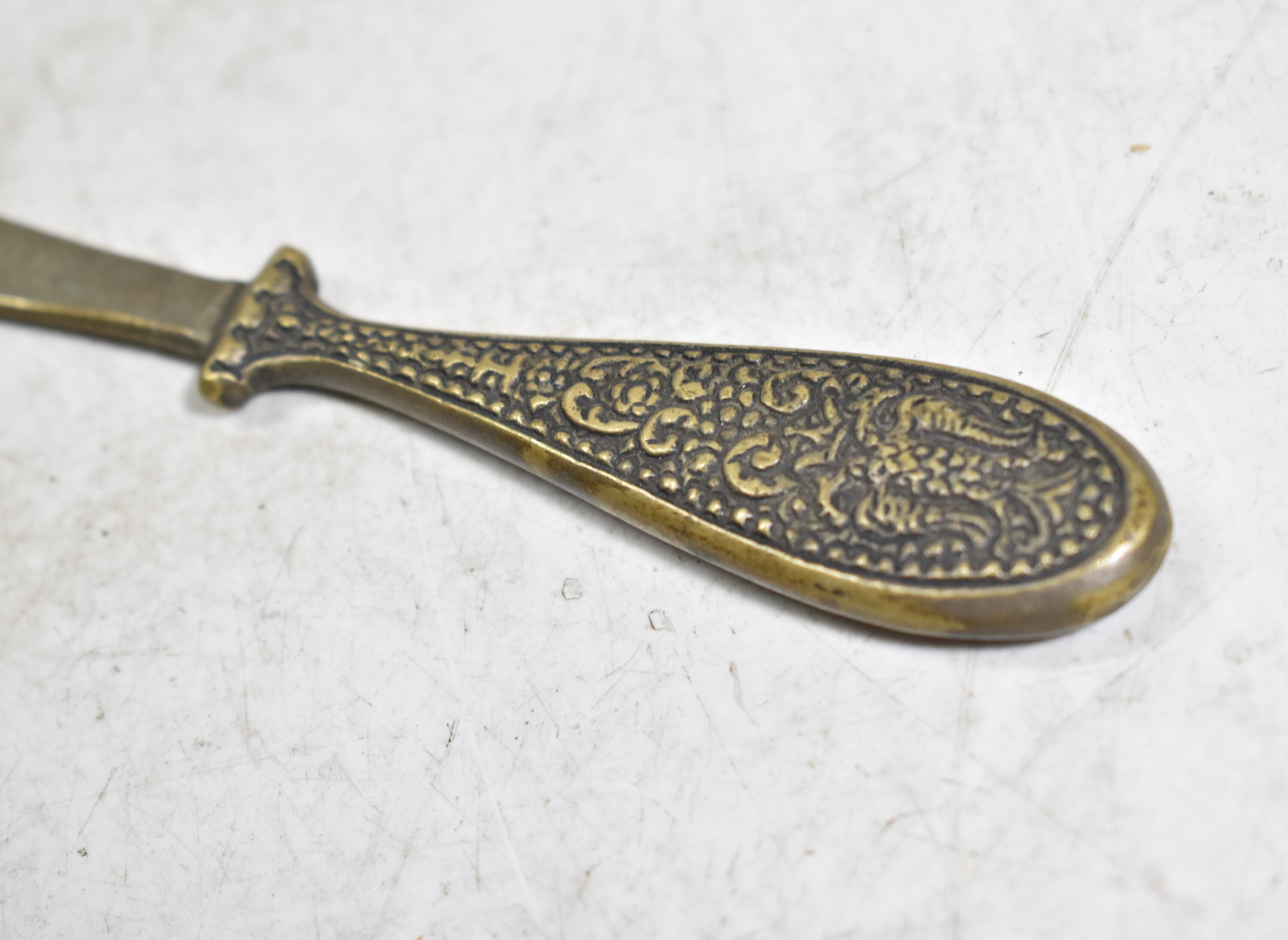 Vintage Collectible Bronze Paper Cutter-bronze Paper Cutter - Etsy