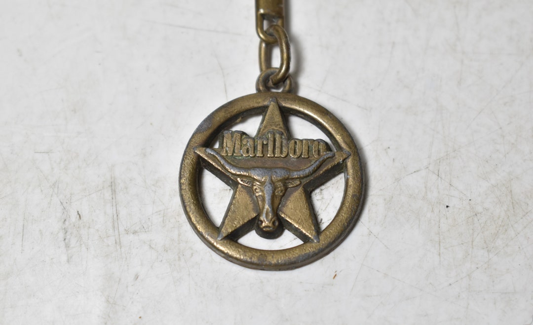 Vintage Collectible Metal Advertising Key Chain-advertising Cigarette ...