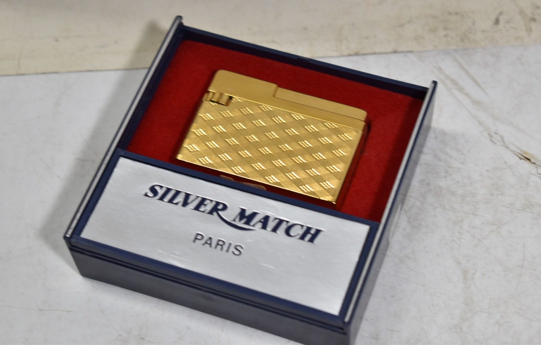 Vintage Collectible Beautiful Design Tobacco Silver Match - Etsy