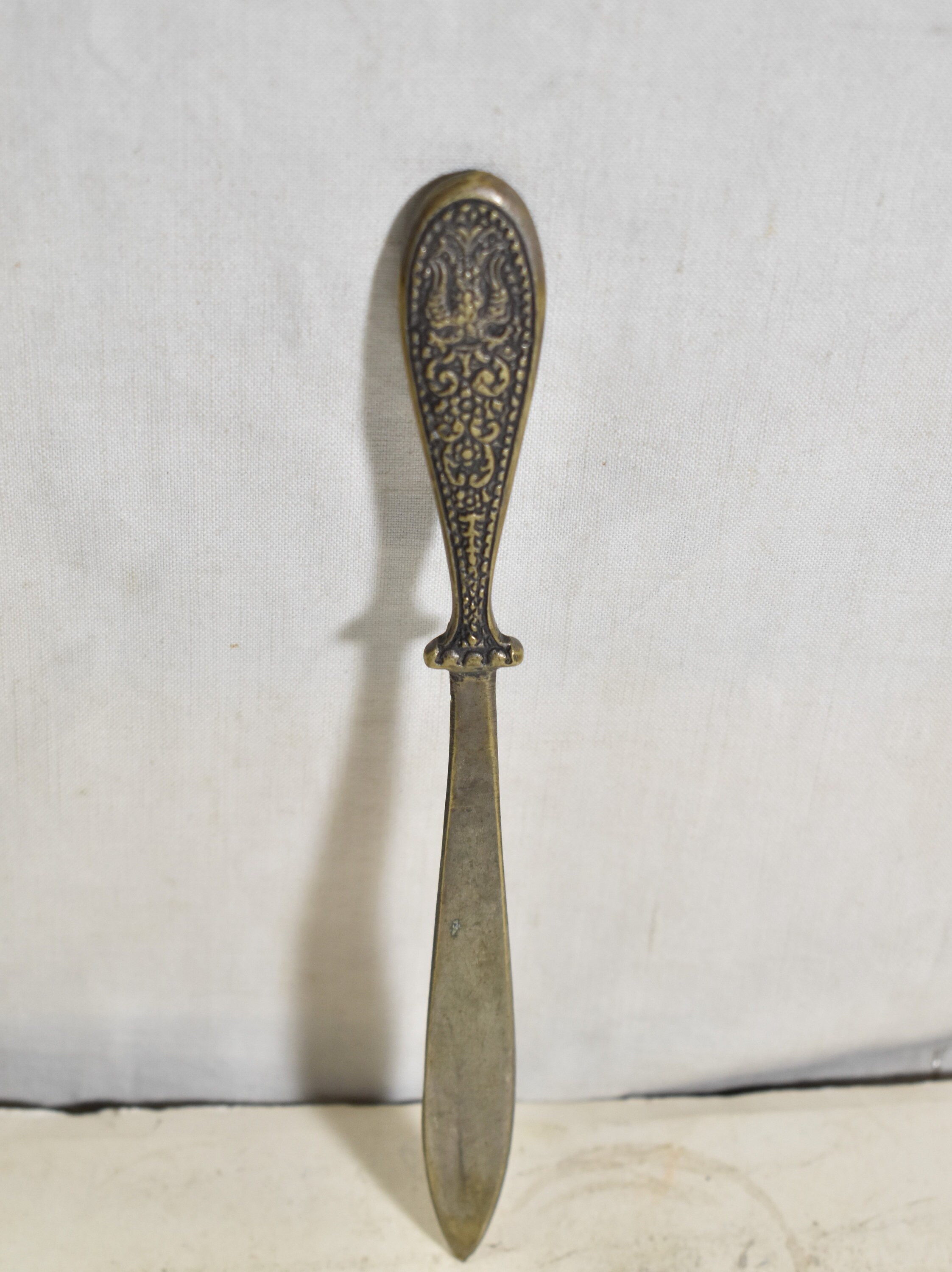Vintage Collectible Bronze Paper Cutter-bronze Paper Cutter - Etsy