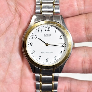 Vintage Casio Quartz Water Resist Watch-wristwatch Jewel Casio Watch ...