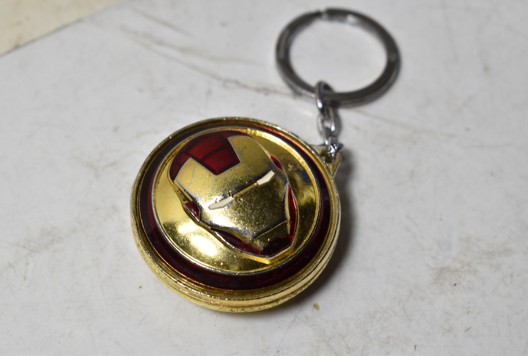 Vintage Collectible Iron Man Key Chain-iron Man Key Chain - Etsy