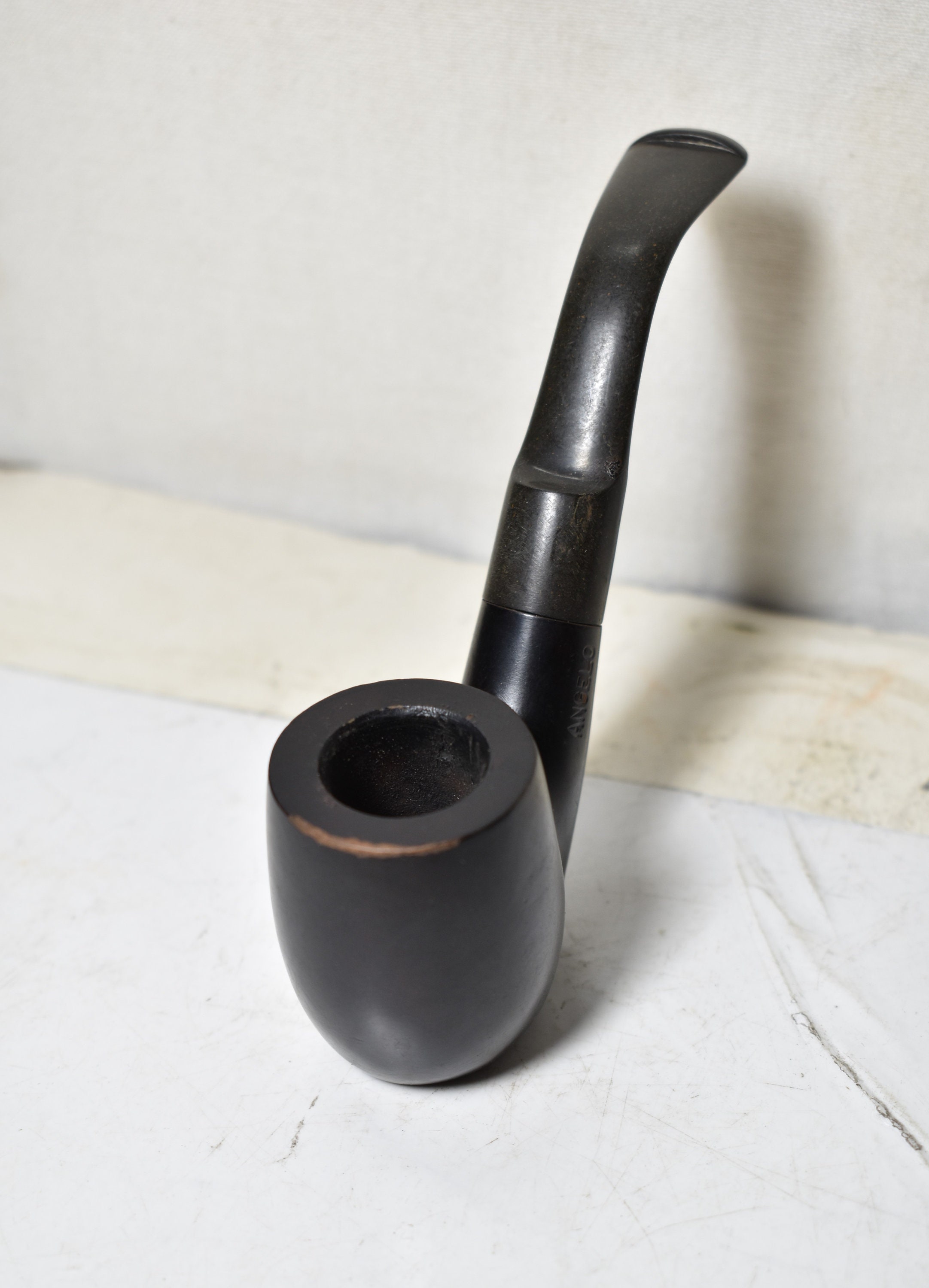 Vintage Tobacco Black Smoking Pipe-handmade Wood Smoking Pipe - Etsy