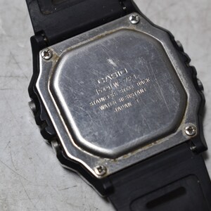 Vintage Casio Watch Alarm Chrono Water Resist 100M W-721 Japan T-casio ...
