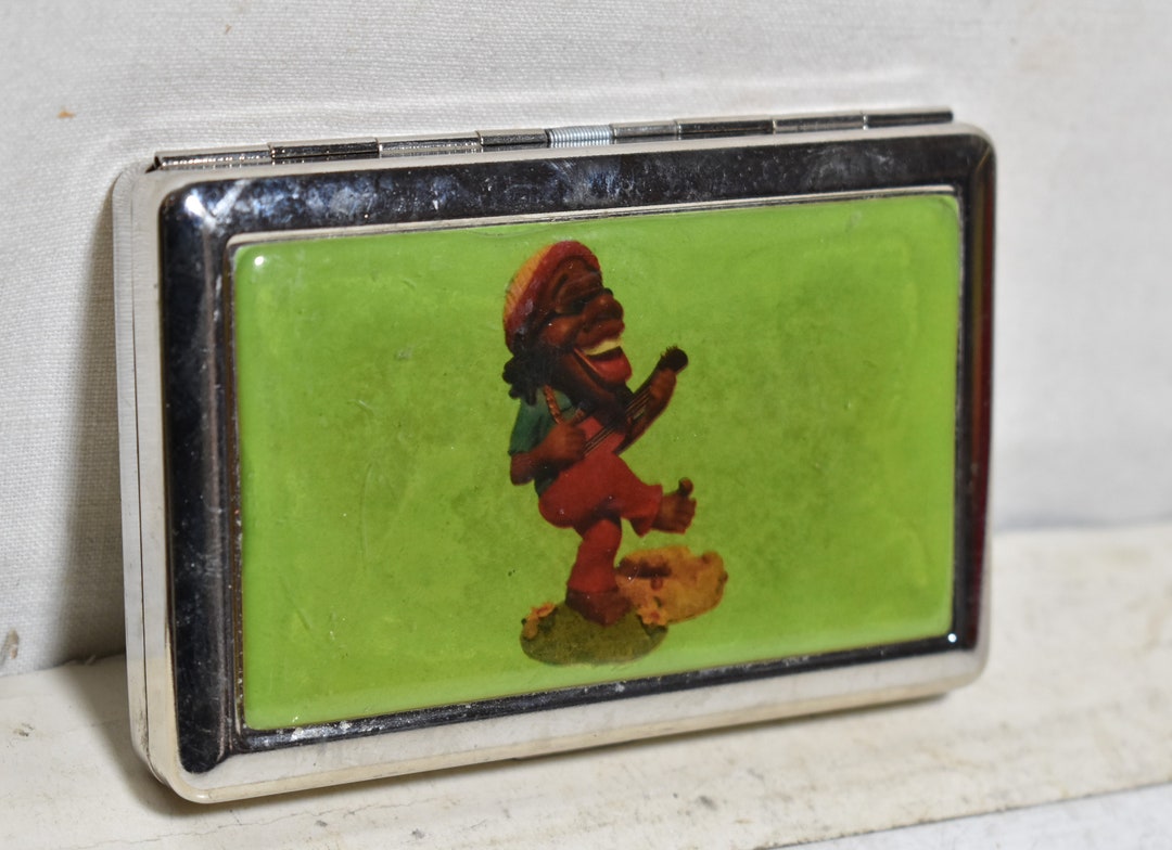 Vintage Collectible Tobacco Cigarette Case-beautiful Design Cigarette ...
