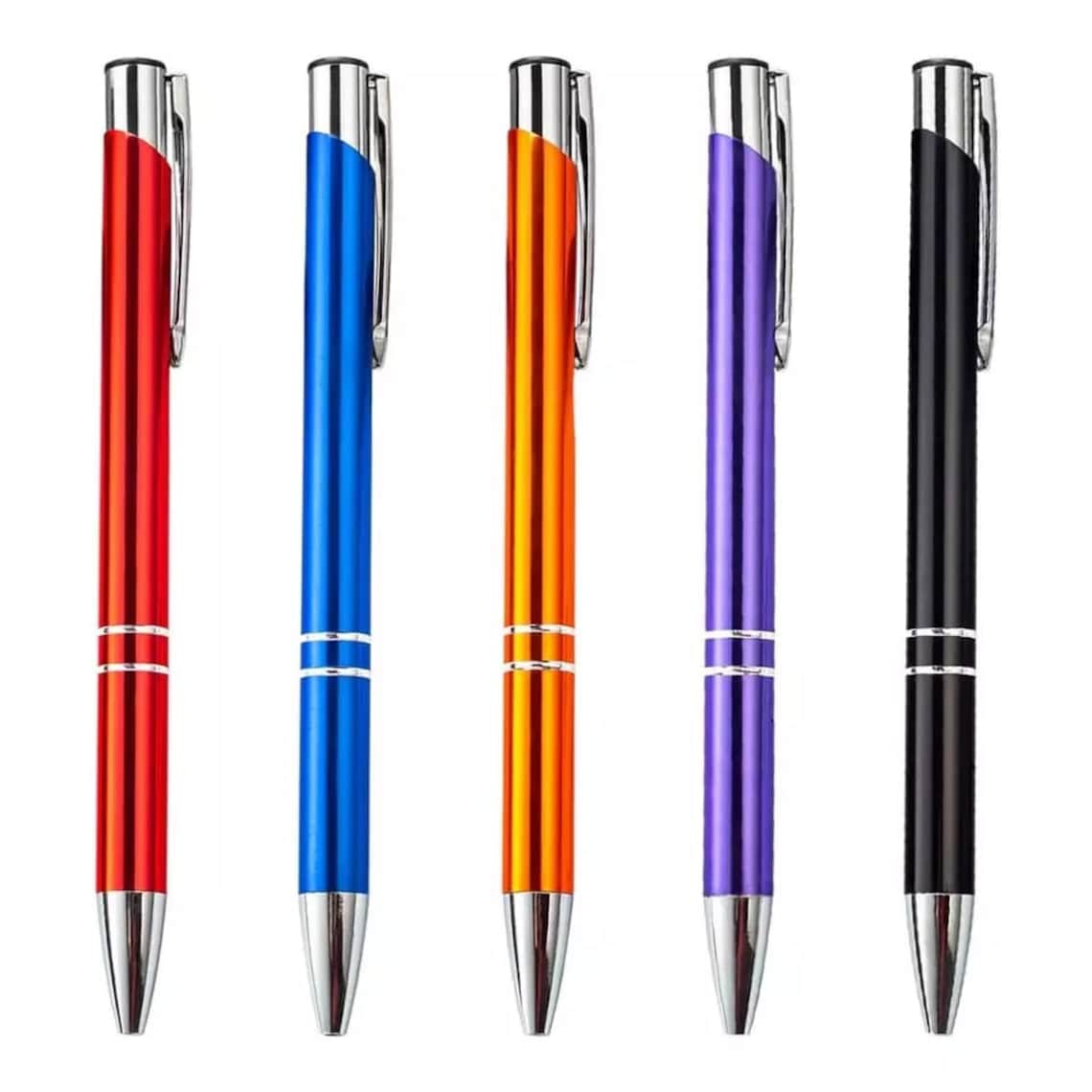 Personalised Aluminium Push-button Ballpoint Pen by Giftetch - Etsy UK