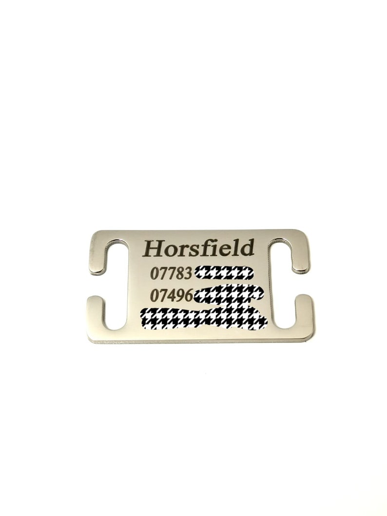 Personalised Stainless Steel Slide on Collar Tags Pet Id - Etsy