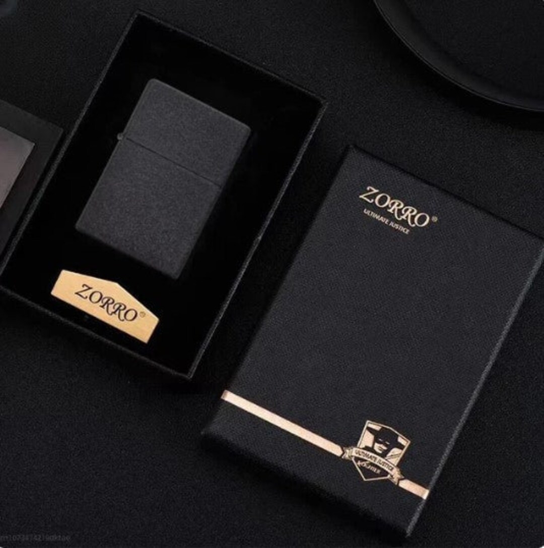 Personalised Zorro Lighter Custom Design Black Crackle Brass Lighter - Etsy
