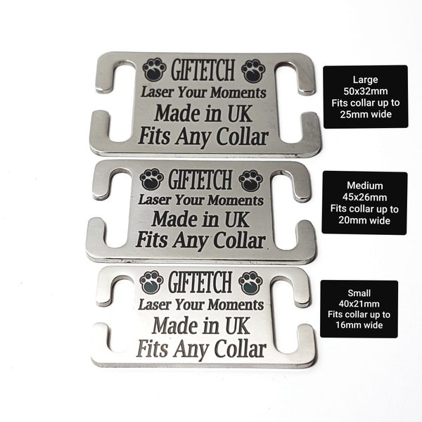 Dog Collar Tags - Etsy